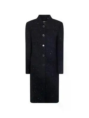 SEMICOUTURE Phillis Sequin-embellished Single-breasted Coat