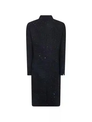 SEMICOUTURE Phillis Sequin-embellished Single-breasted Coat