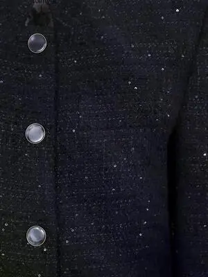 SEMICOUTURE Phillis Sequin-embellished Single-breasted Coat