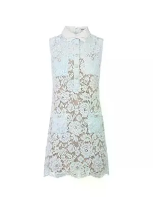 SELF-PORTRAIT Floral-lace Mini Dress