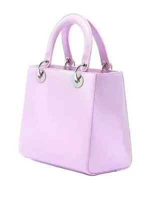 Dior 2014 Medium Calfskin Pockets Lady Satchel - Purple