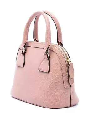 Gucci 2016-2026 Mini Calfskin Gg Charm Dome Satchel