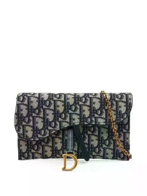 Dior 2021 Saddle Oblique Crossbody Bag - Blue