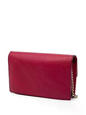 Gucci 2000-2015 Dollar Calfskin Interlocking G Wallet On Chain Crossbody Bag