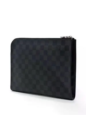 LOUIS VUITTON 2018 Damier Graphite Pochette Jour Mm Clutch Bag