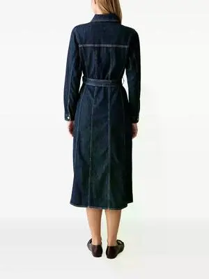Gant Belted Button-down Midi Dress