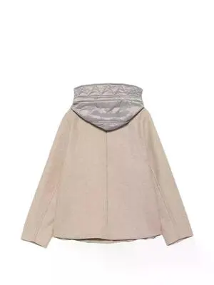 FAY Toggle Quilted-hood Toggle-fastening Coat