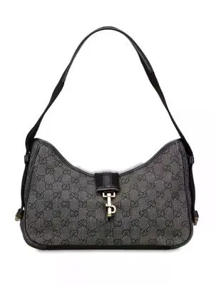 Gucci 2000-2015 Gg Denim Jackie Shoulder Bag