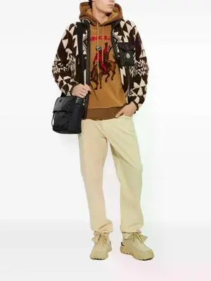 Moncler Jacquard-knit Zip-up Fleece