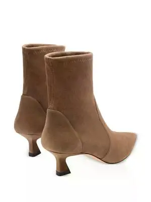 STUART WEITZMAN Vinnie Sculptural-heel Ankle Boots