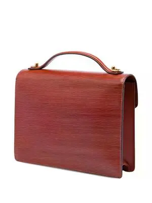 LOUIS VUITTON 1992 Epi Monceau 28 Satchel - Brown