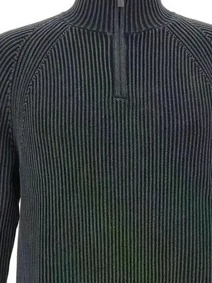 RRD Cotton 7 Techno Wash Half-zip Rib-knit Sweater