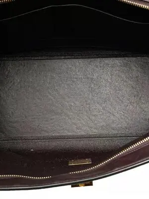 Celine 2015 Medium Tricolor Leather Trapeze Satchel