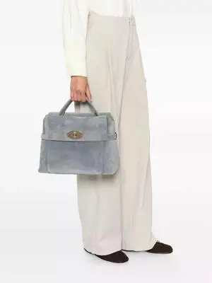 Mulberry Stevie Suede Tote Bag - Grey