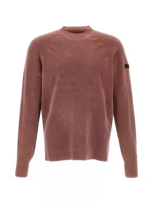 RRD Velvet Techno Wash Chenille Sweater - Red