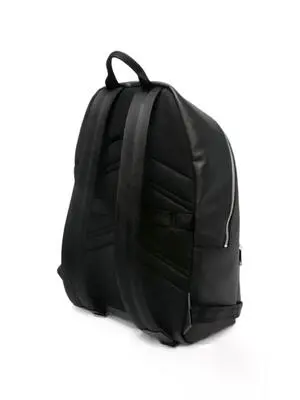 BOSS Northon Textured-finish Logo-plaque Backpack