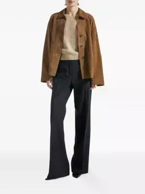 Seventy Suede-finish Button-up Jacket