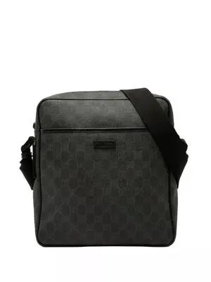 Gucci 2000-2015 Gg Supreme Crossbody Bag - Black