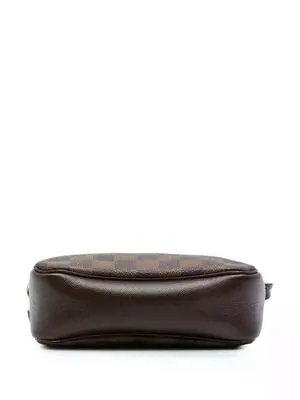 LOUIS VUITTON 2004 Damier Ebene Trousse Pochette Handbag