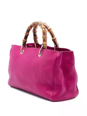 Gucci 2016-2026 Medium Calfskin Bamboo Shopper Satchel