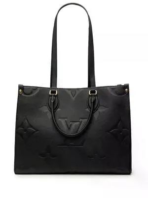 LOUIS VUITTON 2020 Monogram Empreinte Onthego Mm Satchel - Black