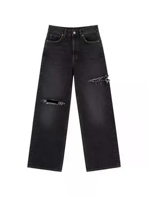 ICON DENIM LOS ANGELES Poppy Distressed Jeans - Black