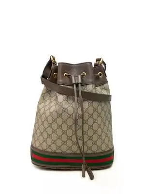 Gucci 2016-2026 Gg Supreme Web Ophidia Bucket Bag