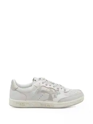 Premiata Bskt Clay 8447 Logo-patch Sneakers - White