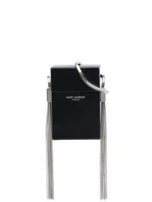 Saint Laurent 2018 Mini Lambskin Smoking Box Crossbody Bag