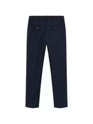 Seventy Elasticated-waistband Tailored Trousers - Blue