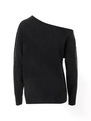 Arch4 One-shoulder Asymmetrical Sweater - Grey