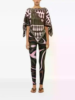 Emilio Pucci Marmo Print Leggings