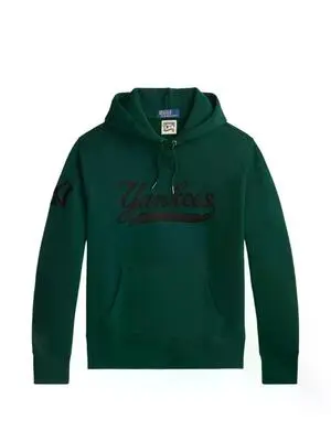Polo Ralph Lauren X Mlb New York Yankees Logo-embroidered Hoodie - Green