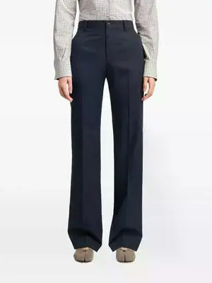 MAISON MARGIELA Pleated Wool Tailored Trousers