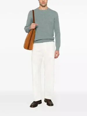 PIACENZA CASHMERE 1733 Cashmere Crew-neck Sweater - Blue