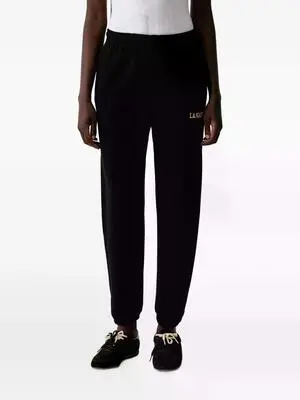 LA MANIA Grant Logo-embroidered Elasticated Track Pants - Black