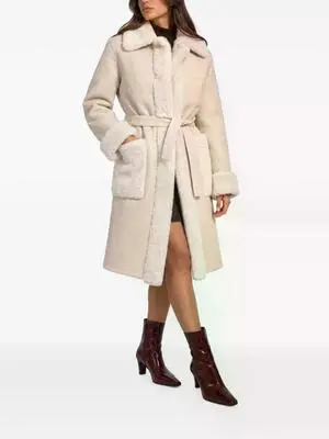 POCHE PARIS Reversible Shearling-trim Jacket