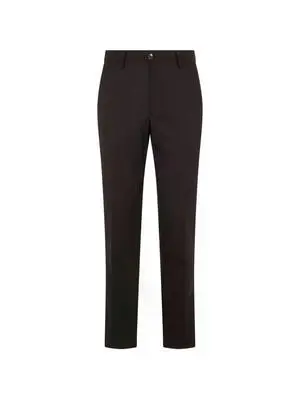SLOWEAR Straight-leg Chino Trousers - Brown