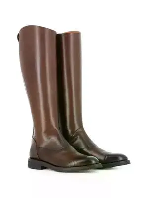ALBERTO FASCIANI Cap-toe Knee-high Boots