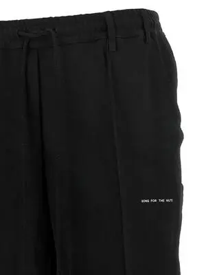 SONG FOR THE MUTE Tear Drop Ribbed-stitch Track Pants