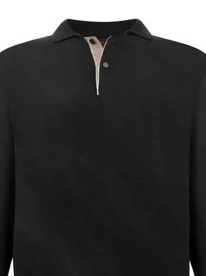 Paul & Shark Piuma Wool Polo Shirt - Black