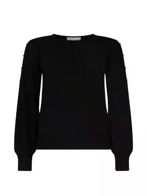 Derhy Nanouk Puff-sleeve Sweater - Black