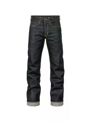 PIKE BROTHERS 1937 Roamer Button-detail Jeans - Blue