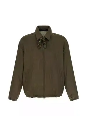 SONG FOR THE MUTE Coach Pinstripe-pattern Slim Jacket