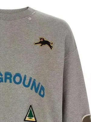 SONG FOR THE MUTE Playground Distressed Sweater