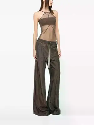Rick Owens Sl Combo Sheer-panel Top
