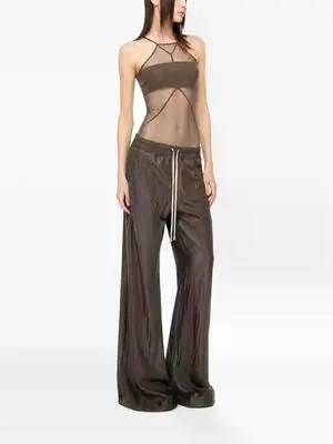 Rick Owens Sl Combo Sheer-panel Top