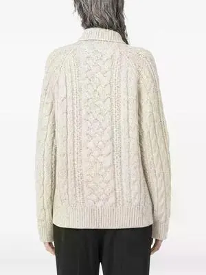 TOTEME Cable-knit Turtleneck Sweater