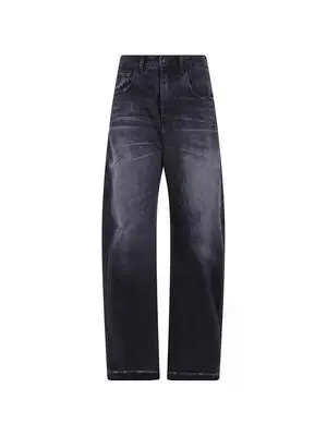 LOIS Belt-loops Jeans - Black