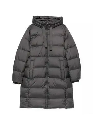 Marc O'polo Quilted Hooded Coat - Grey